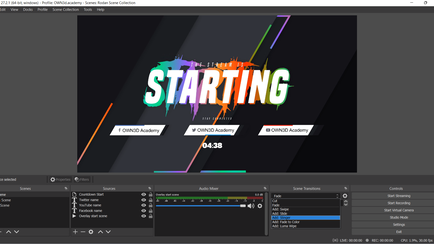 OBS Transitions für Twitch, YouTube & mehr - OWN3D