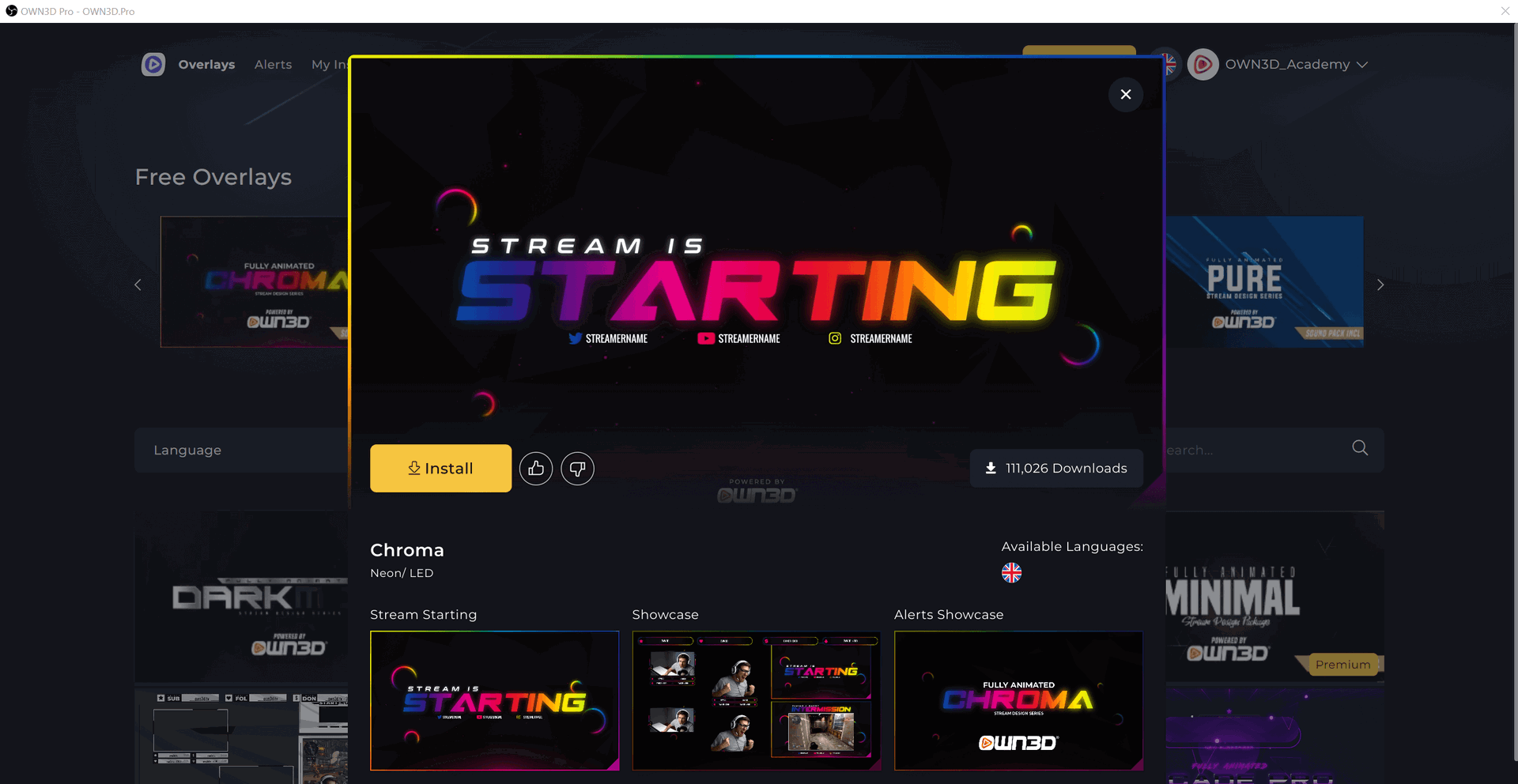 Overlay gratuito: Twitch y OBS: ¡Diseños gratuitos para tu stream!