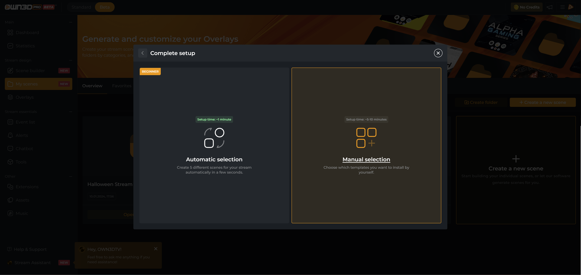 Scene Builder Guide: How your Overlay Maker works | OWN3D