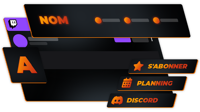 Designs & Overlays StreamElements pour Streamers - OWN3D