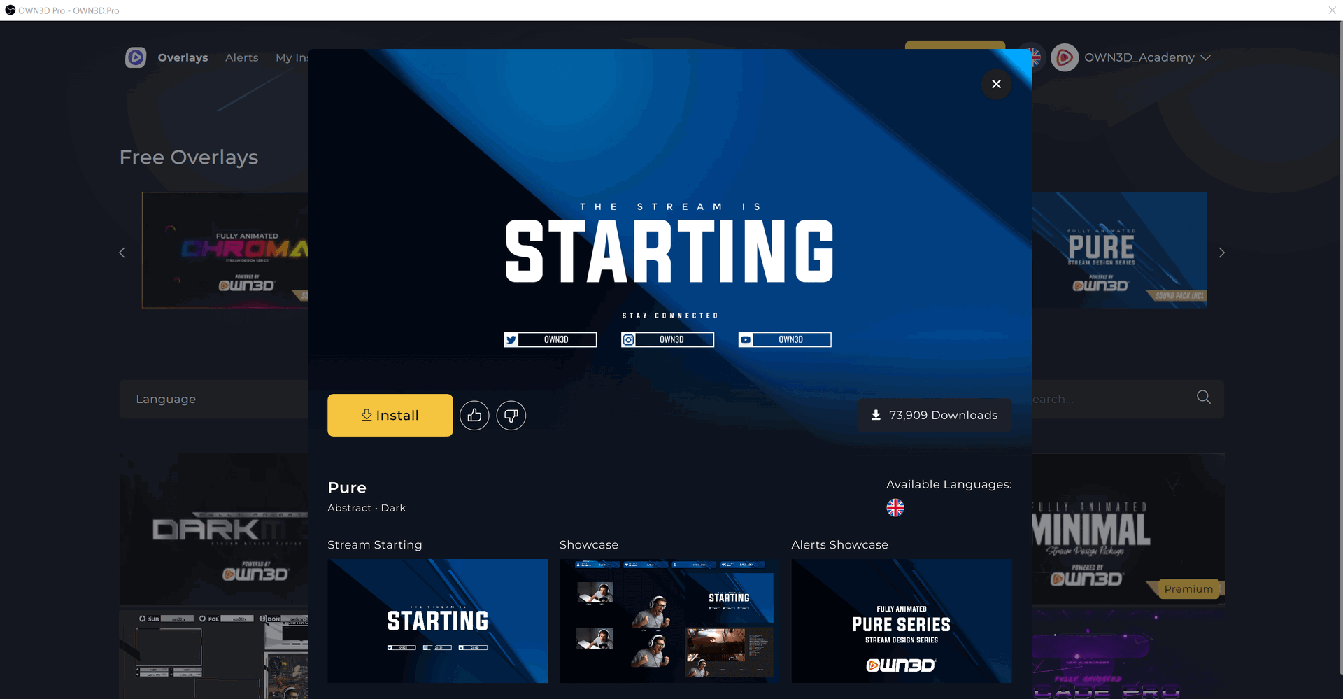 Overlay gratuit : Twitch & OBS : Designs gratuits pour votre stream