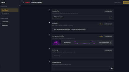 Twitch sub Goal Bars auf OWN3D Pro!