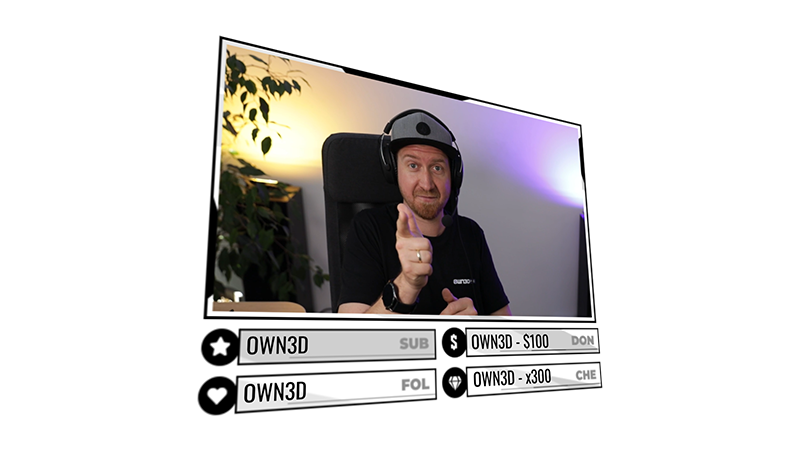 Animated Webcam Overlays for Twitch, YouTube & More - OWN3D