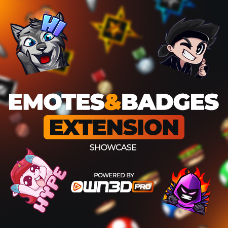 Emotes and Badges Showcase Extension: Expert Tips | OWN3D