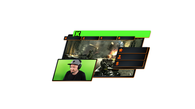 Designs & Overlays de stream Kick pour les streamers sur Kick.com - OWN3D