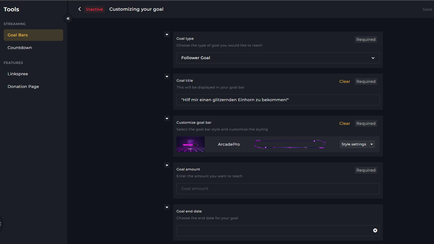 Set Your Goals in a Brand New Way: OWN3D Pro Goal Bars