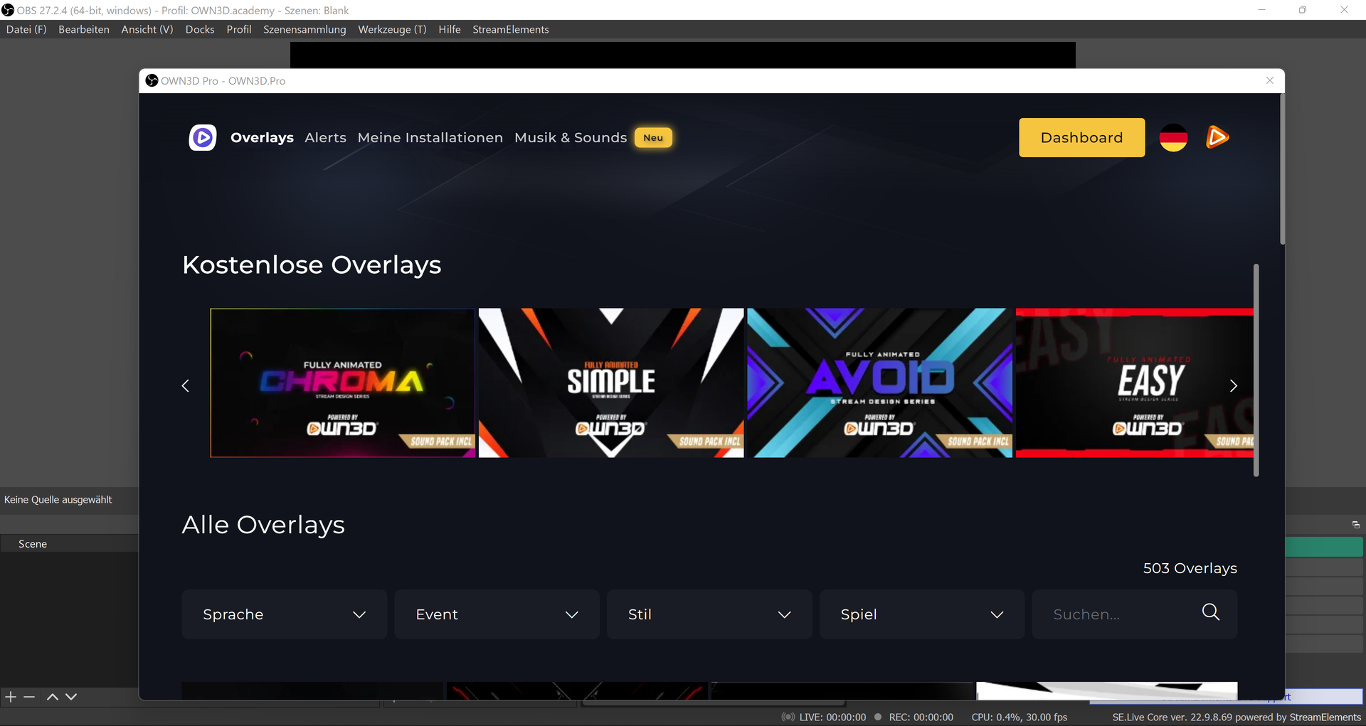 OWN3D Pro Onboarding & erste Schritte: der Beginn | OWN3D