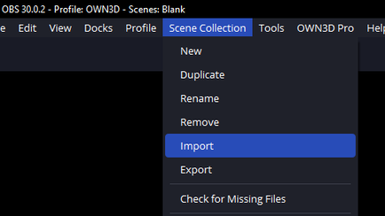 Configurar el stream es fácil: importa colecciones de escenas a OBS Studio | OWN3D
