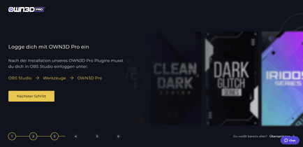 OWN3D Pro Onboarding & erste Schritte: der Beginn | OWN3D