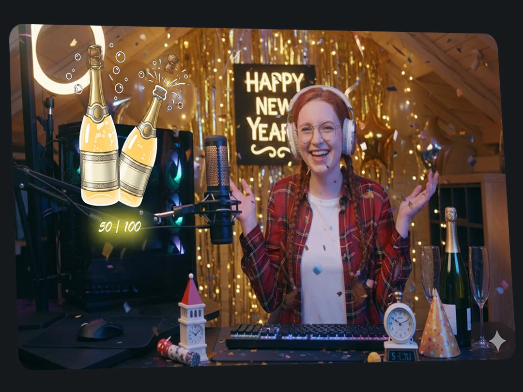 Best Champagne Liquid Goal Bar for Streamers | Stream with OWN3D