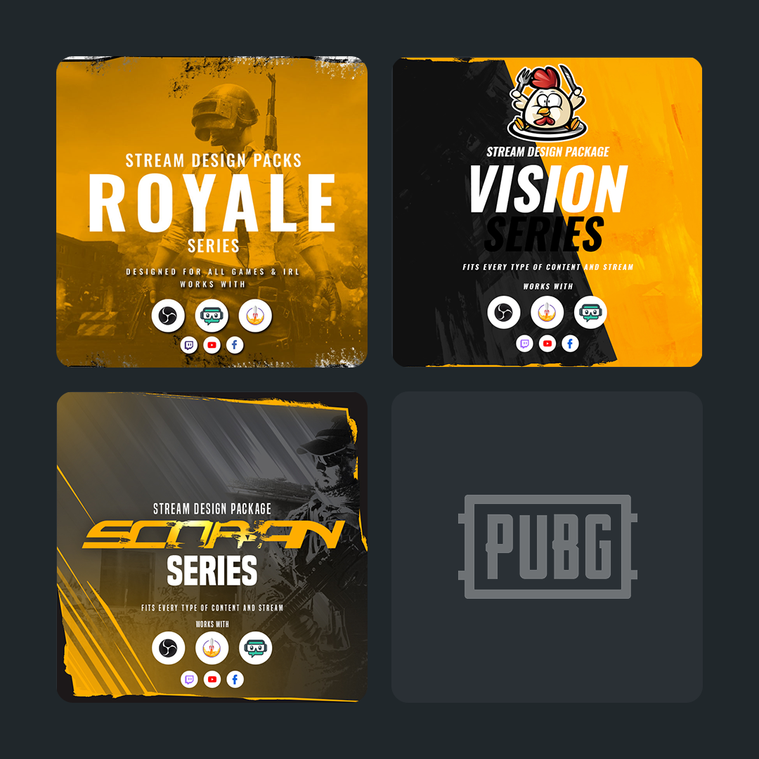 Best PUBG Stream Overlays Collection