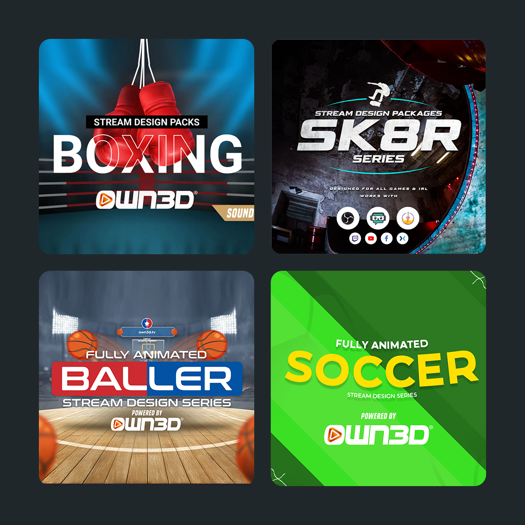 Best Sports Stream Overlays Collection