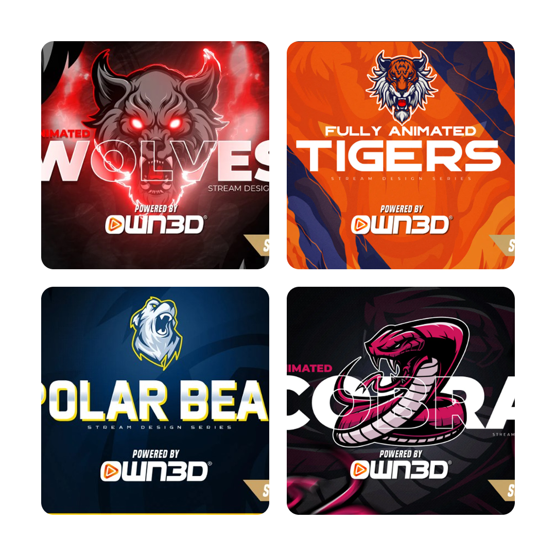 Best Mascot Stream Overlays Collection